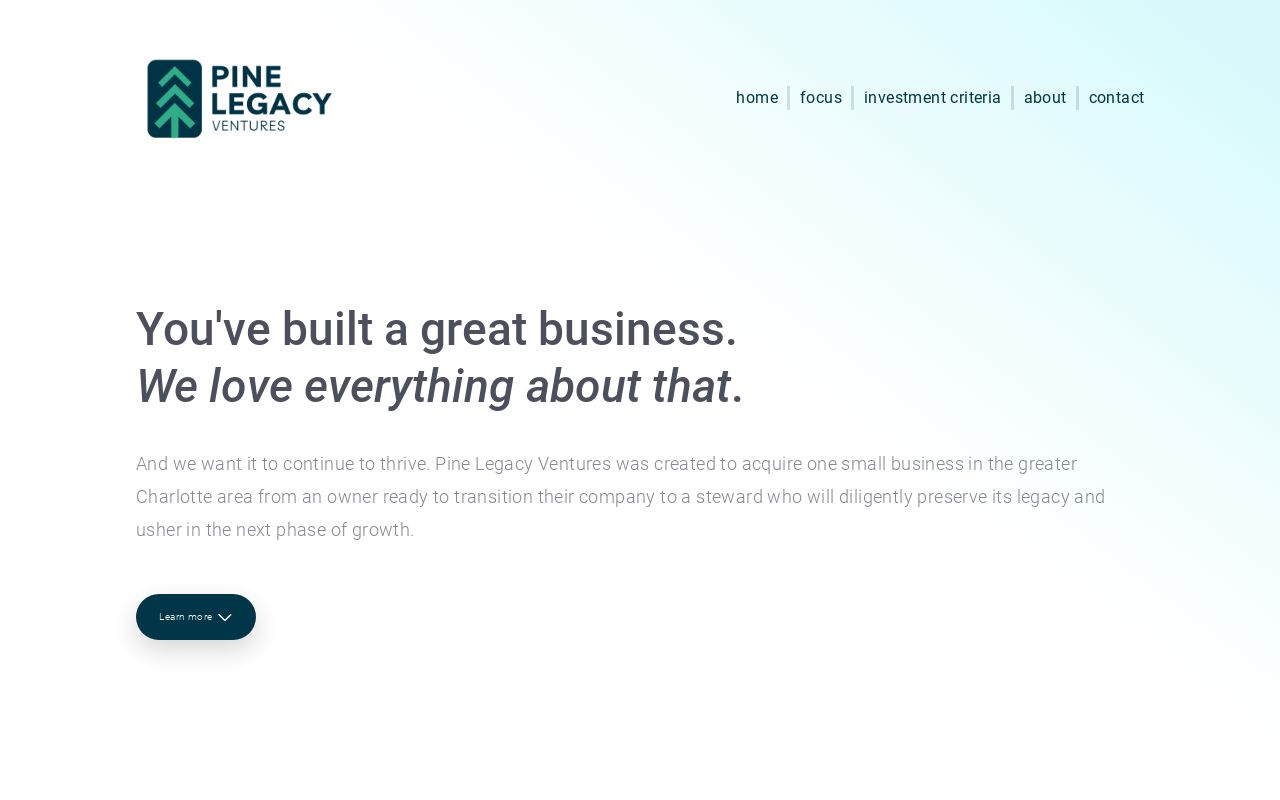 Pine Legacy Ventures